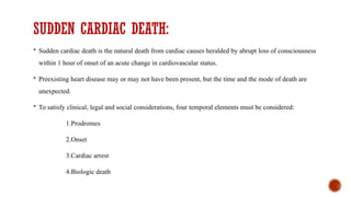 SCD.pptx..causes ,and management of sudden cardiac death | PPTX