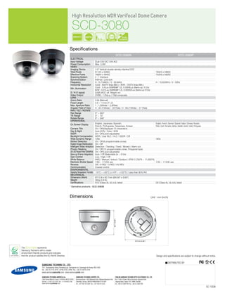 Scd 3080 | PDF | Cameras and Camcorders | Consumer Electronics