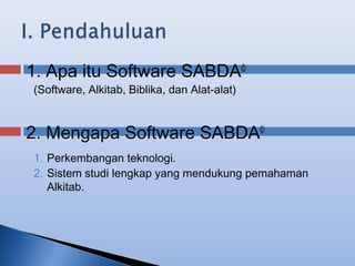 SABDA Software | PPT
