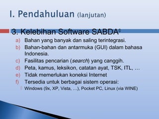 SABDA Software | PPT