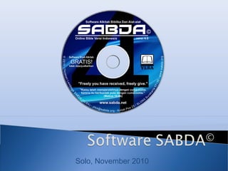 SABDA Software | PPT