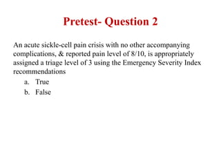 SCD-Pain in Sickle Cell disease in pediatric | PPTX