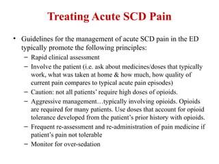 SCD-Pain in Sickle Cell disease in pediatric | PPTX