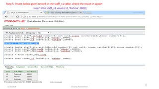Slowly Changing Dimension Type 1 (SCD 1) exercise 2 solution insert and ...