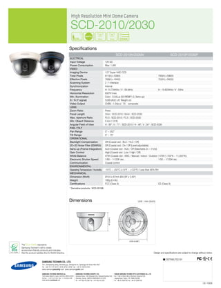 Scd 2010 | PDF | Cameras and Camcorders | Consumer Electronics