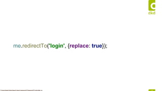 Dynamic package loading and routing with Ext JS | PPTX