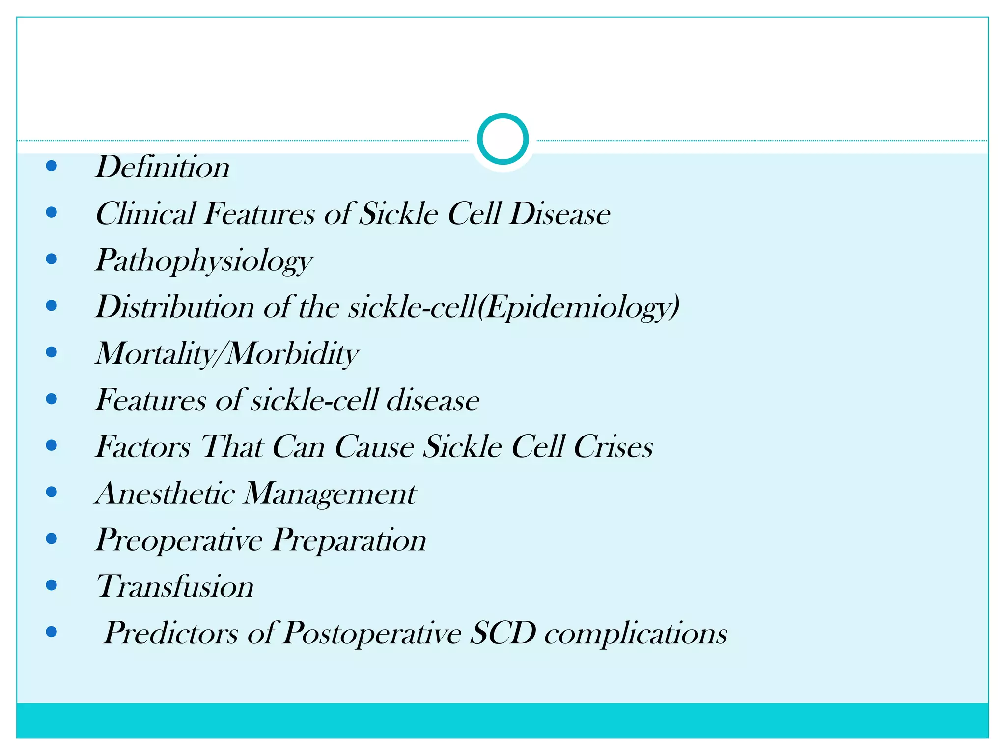 Sickle cell disease | PPT