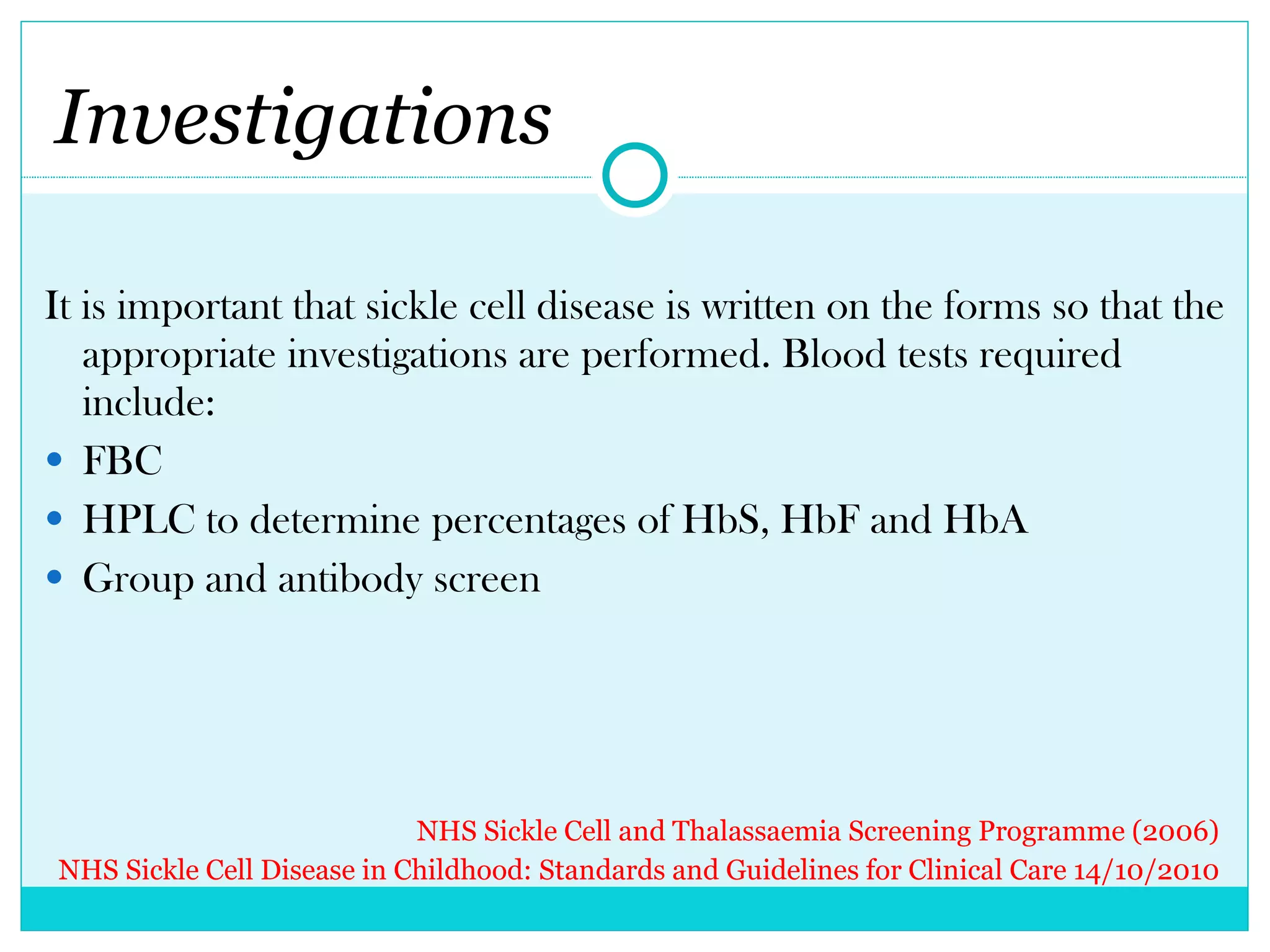 Sickle cell disease | PPT