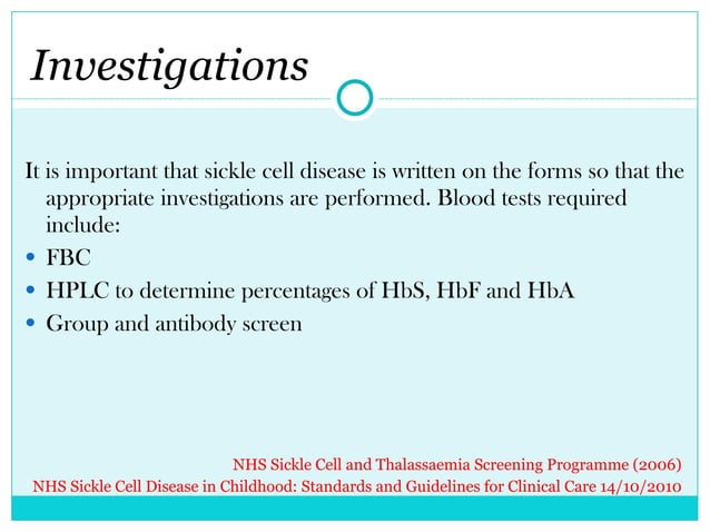 Sickle cell disease | PPT