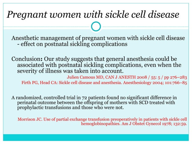 Sickle cell disease | PPT