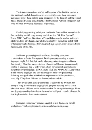 Multi-Core on Chip Architecture *doc - IK | PDF