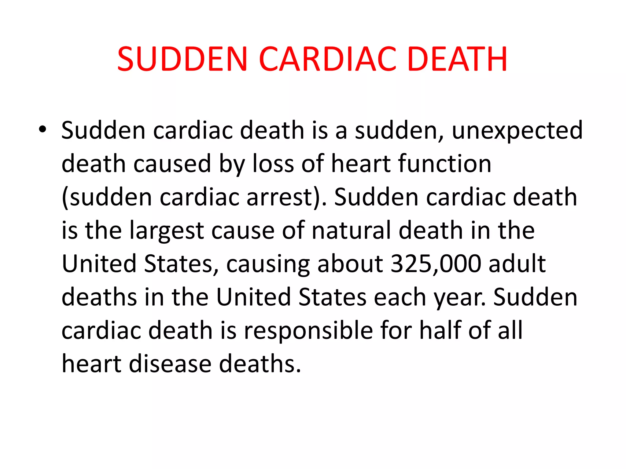 Sudden Cardiac Death in Athletes | PPTX