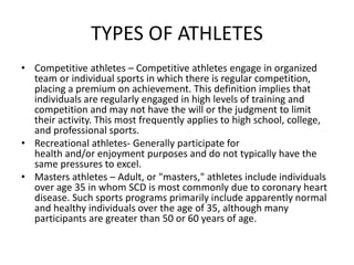 Sudden Cardiac Death in Athletes | PPTX