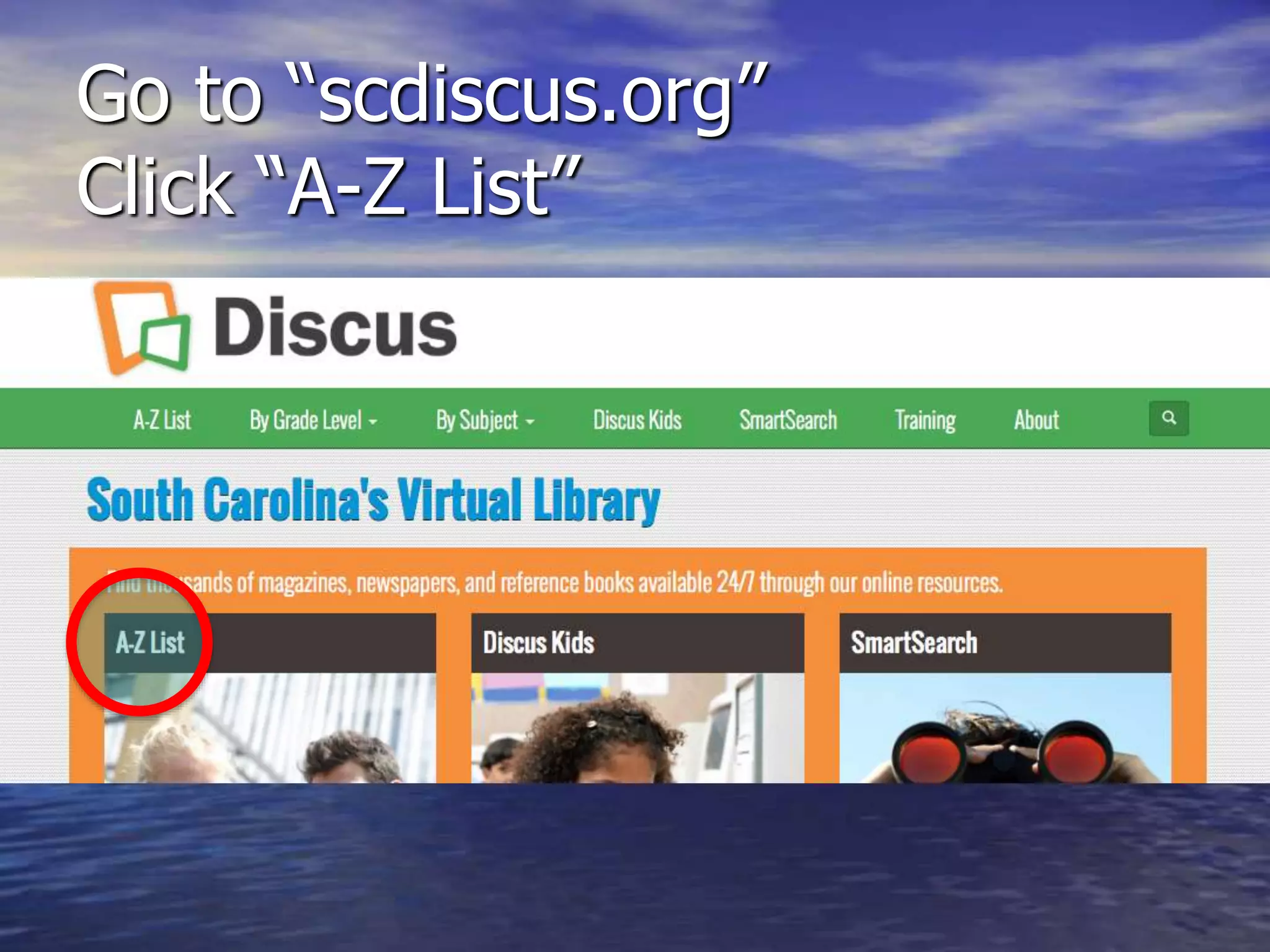 Directions on using SCDiscus.org for reaserch | PPTX