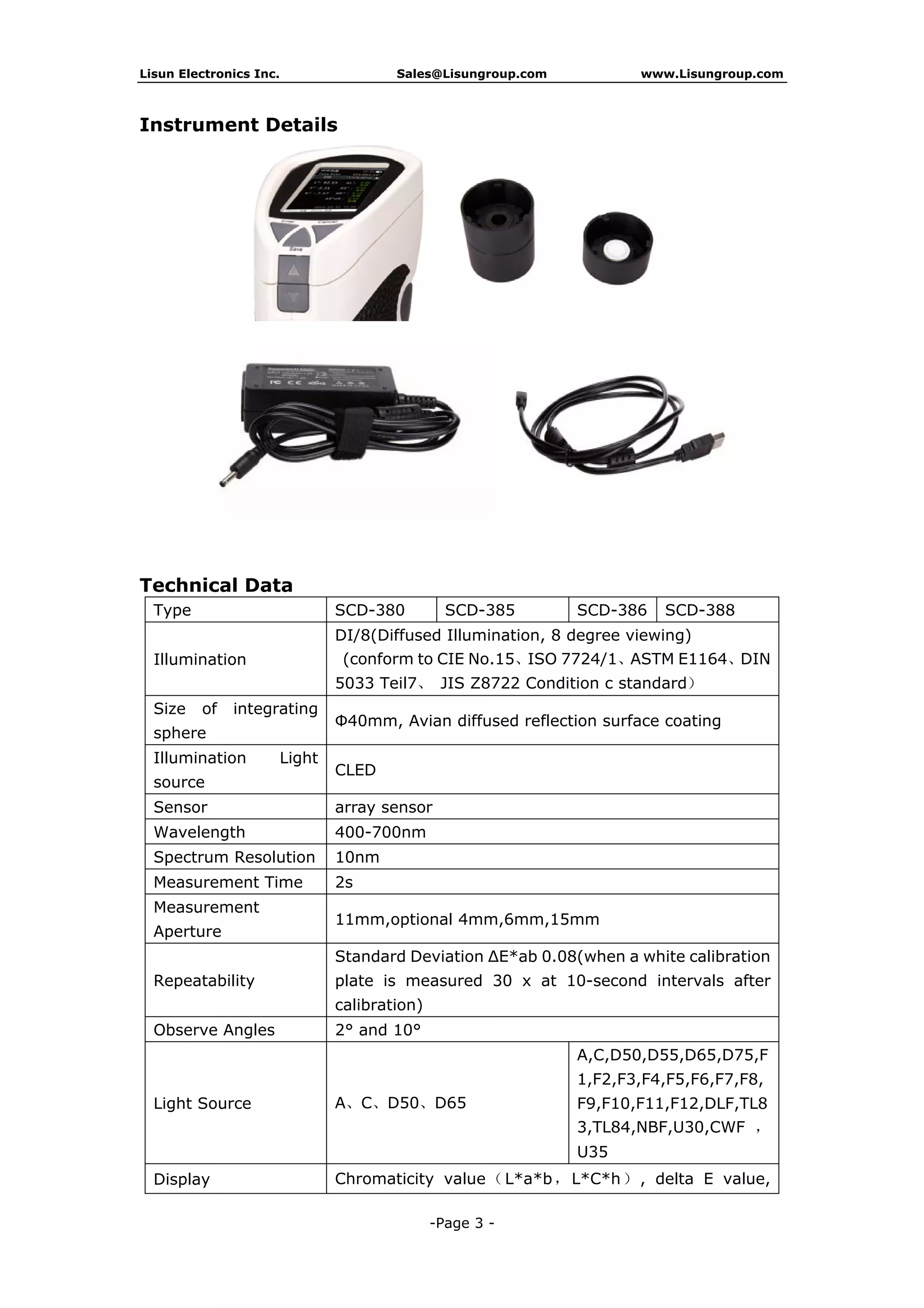 Spectral Colorimeter | PDF