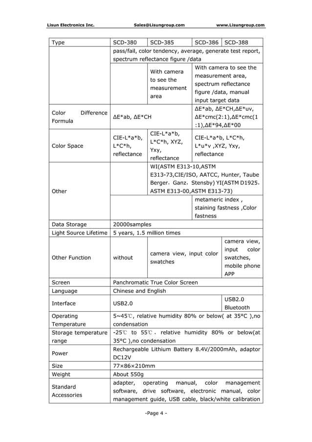 Spectral Colorimeter | PDF