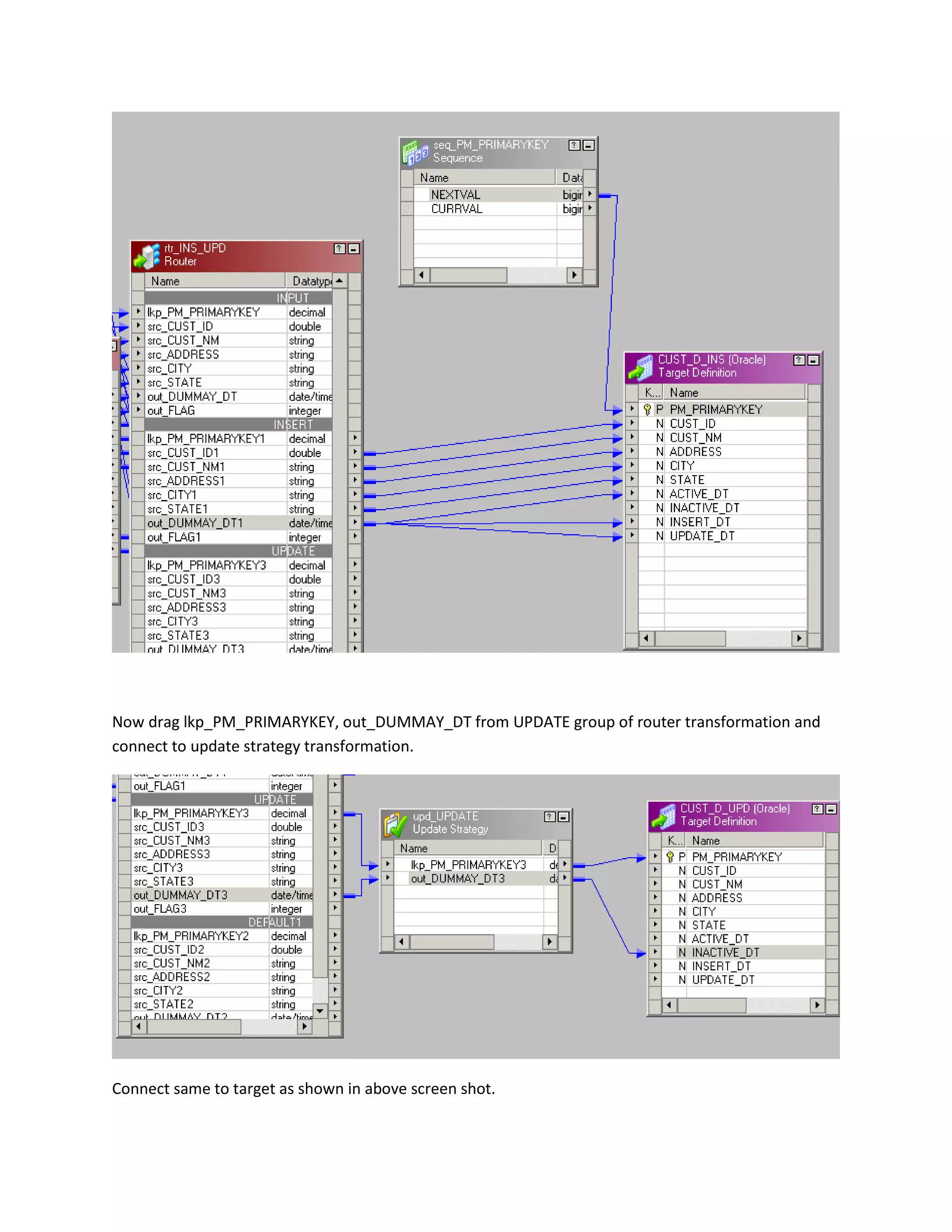 Scd type2 through informatica | PDF