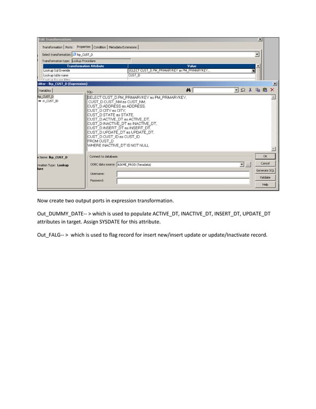 Scd type2 through informatica | PDF | Databases | Computer Software and Applications