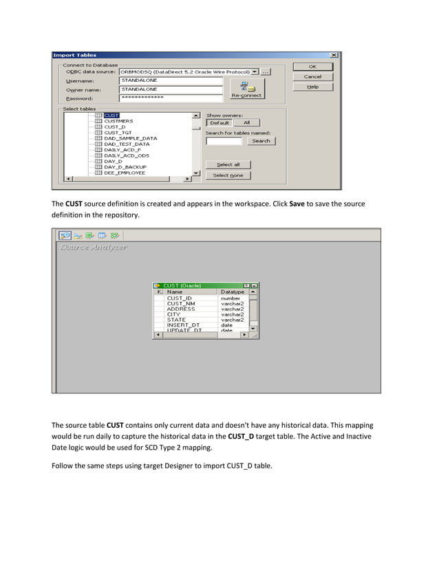Scd type2 through informatica | PDF | Databases | Computer Software and Applications