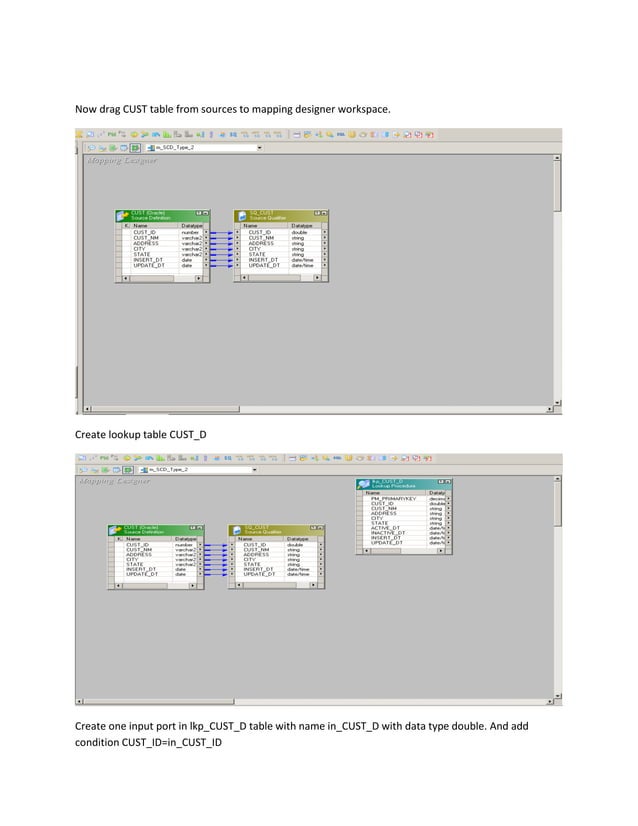 Scd type2 through informatica | PDF | Databases | Computer Software and ...