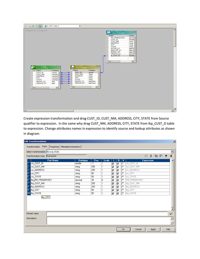 Scd type2 through informatica | PDF | Databases | Computer Software and ...