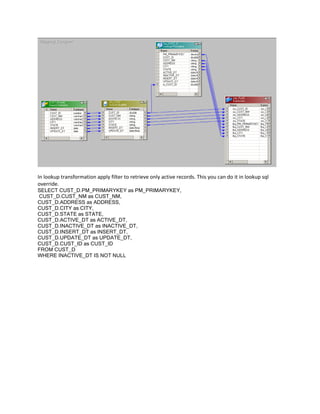 Scd type2 through informatica | PDF