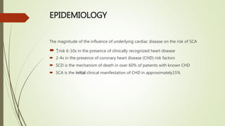Sudden cardiac arrest/Death | PPTX