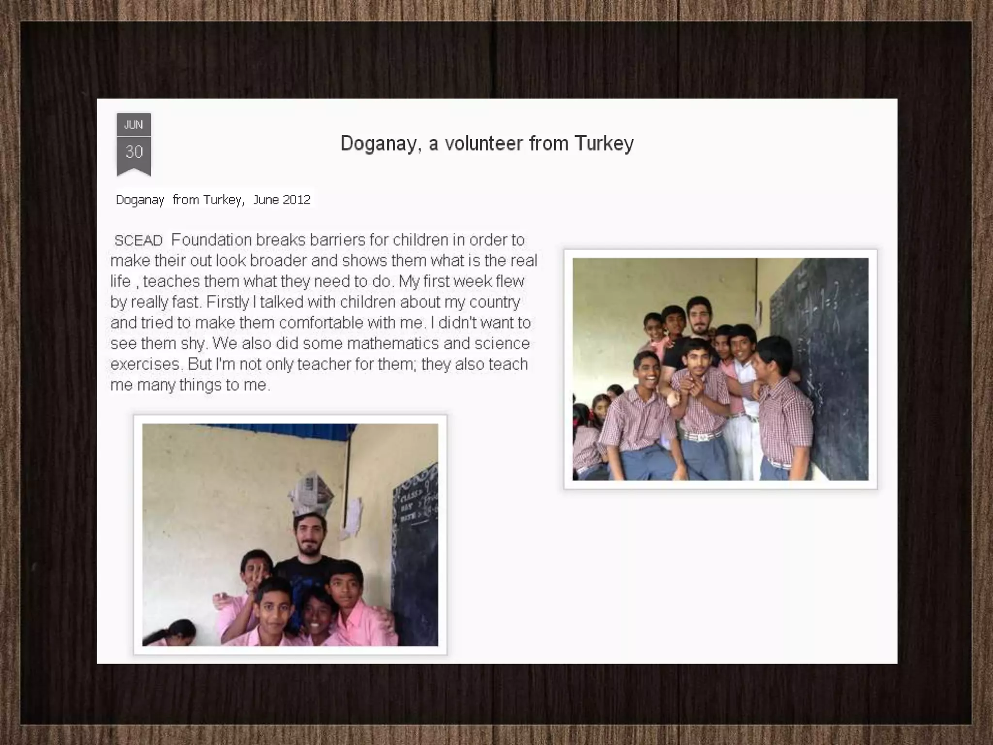 SCEAD FOUNDATION INDIA_AIESEC Bangalore | PPTX