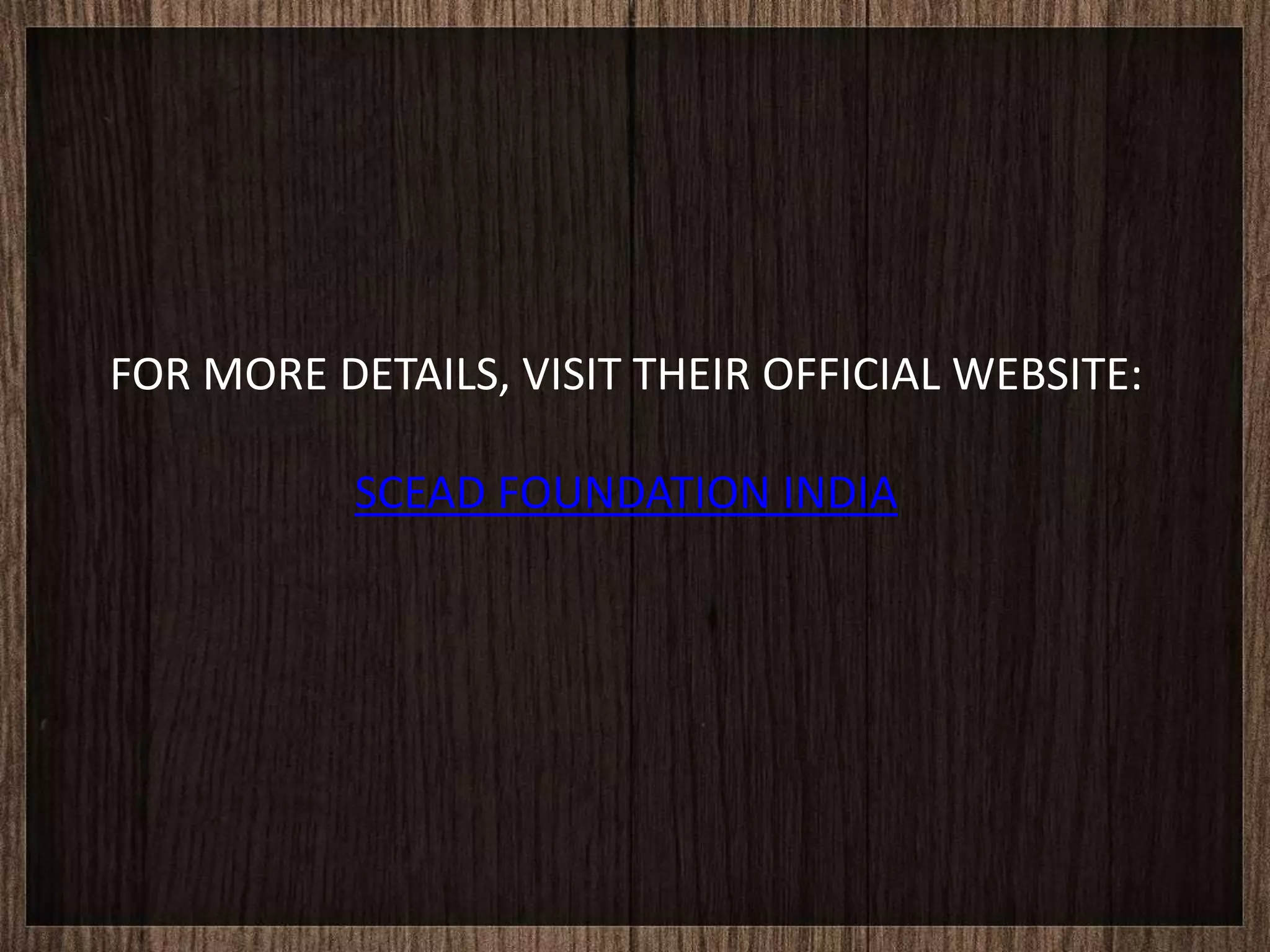 SCEAD FOUNDATION INDIA_AIESEC Bangalore | PPTX