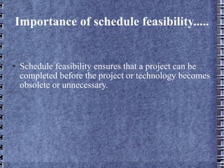 Scedule feasibility | PPS