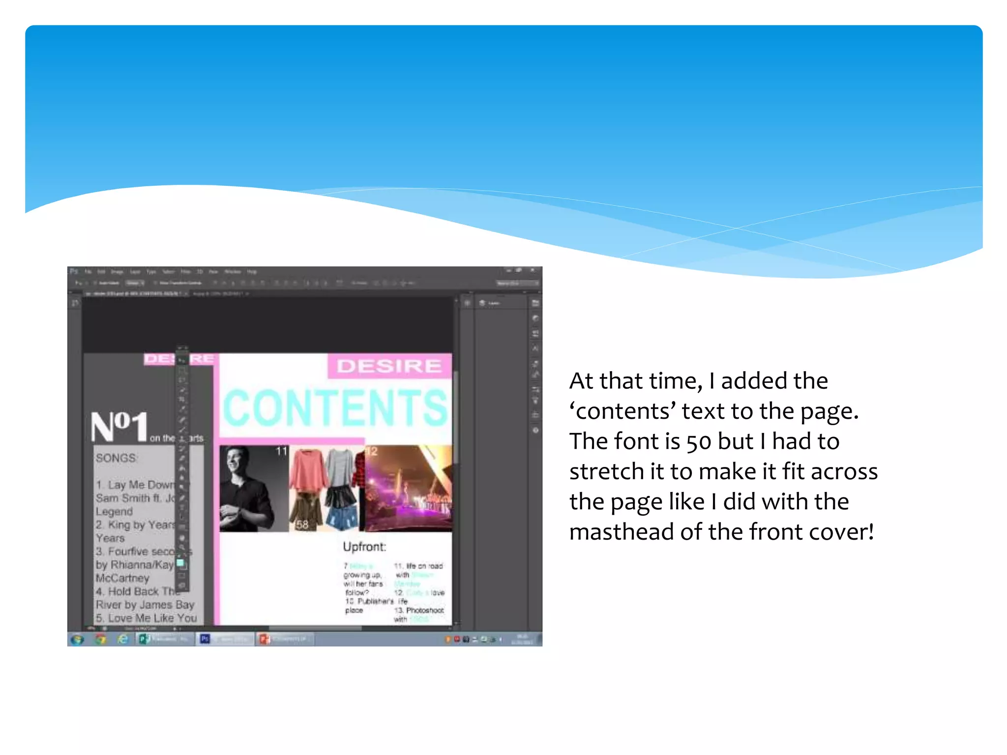 Contents Page Screenshots | PPTX