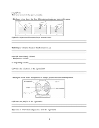 Sceince year-4-mid-term-exam | PDF