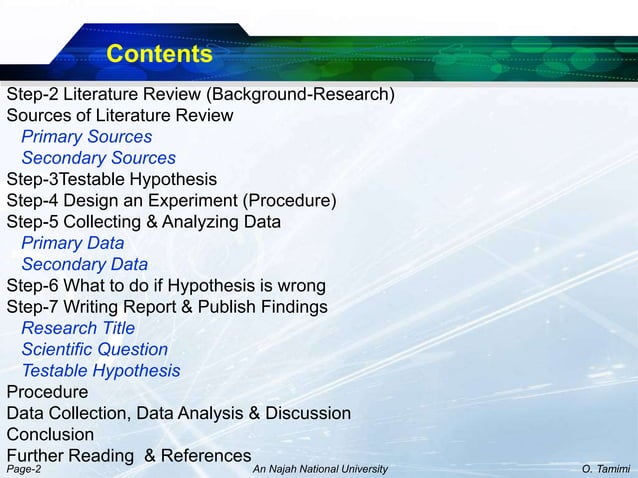 scientific research | PPT
