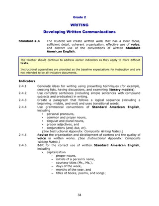 SC ELA Academic Standards | PDF