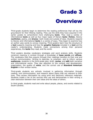 SC ELA Academic Standards | PDF