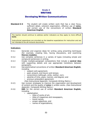 SC ELA Academic Standards | PDF