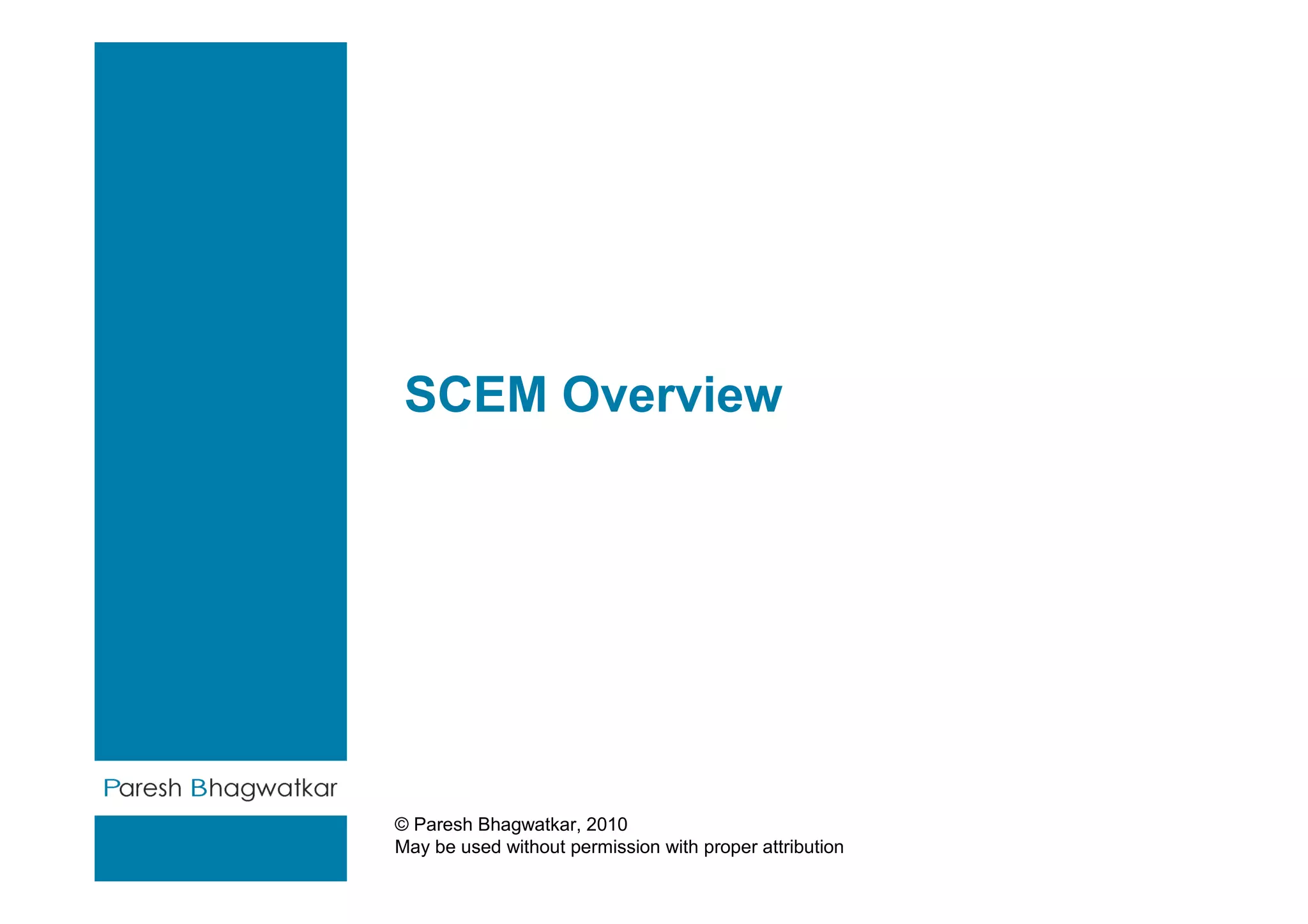 Scem Overview - PDF - Paresh Bhagwatkar | PDF | Logistics and ...