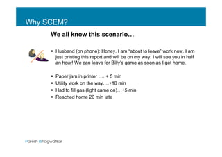 Scem Overview - PDF - Paresh Bhagwatkar | PDF | Logistics and ...