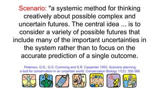 Scenario Methodology for Planning Future Activities | PDF