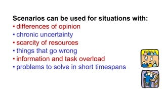 Scenario Methodology for Planning Future Activities | PDF