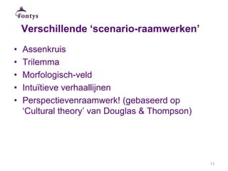140312 Scenarioanalyse Patrick van der Duin | PPTX