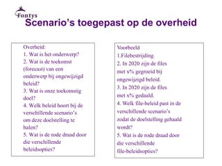 140312 Scenarioanalyse Patrick van der Duin | PPTX