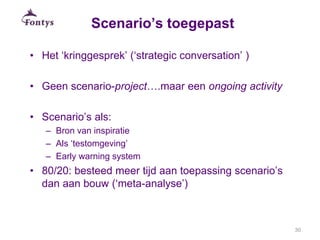 140312 Scenarioanalyse Patrick van der Duin | PPTX
