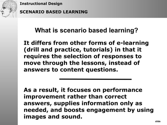scenario based learning | PPT | Educational Video Games | Video Game Genres