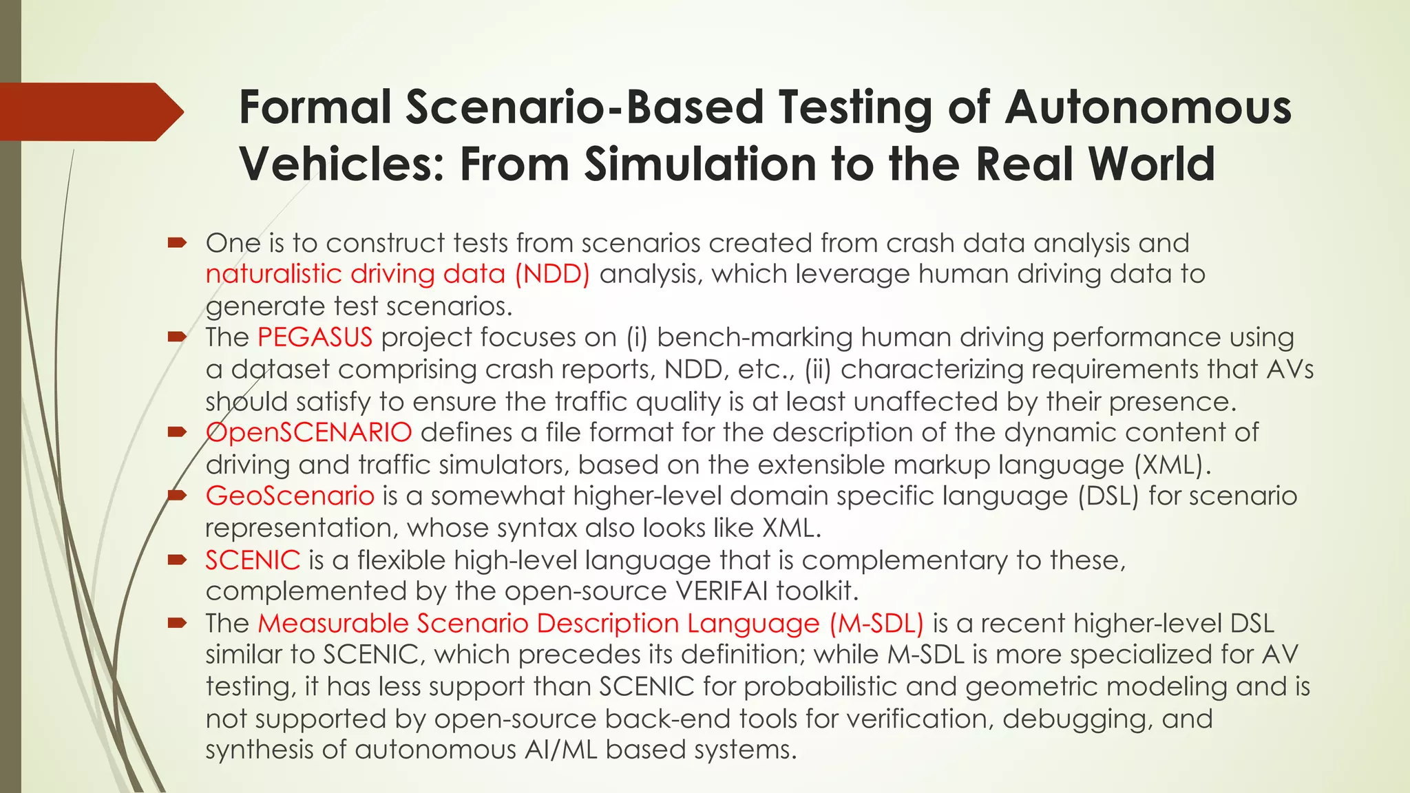 Scenario-Based Development & Testing for Autonomous Driving | PDF ...