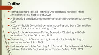 Scenario-Based Development & Testing for Autonomous Driving | PDF