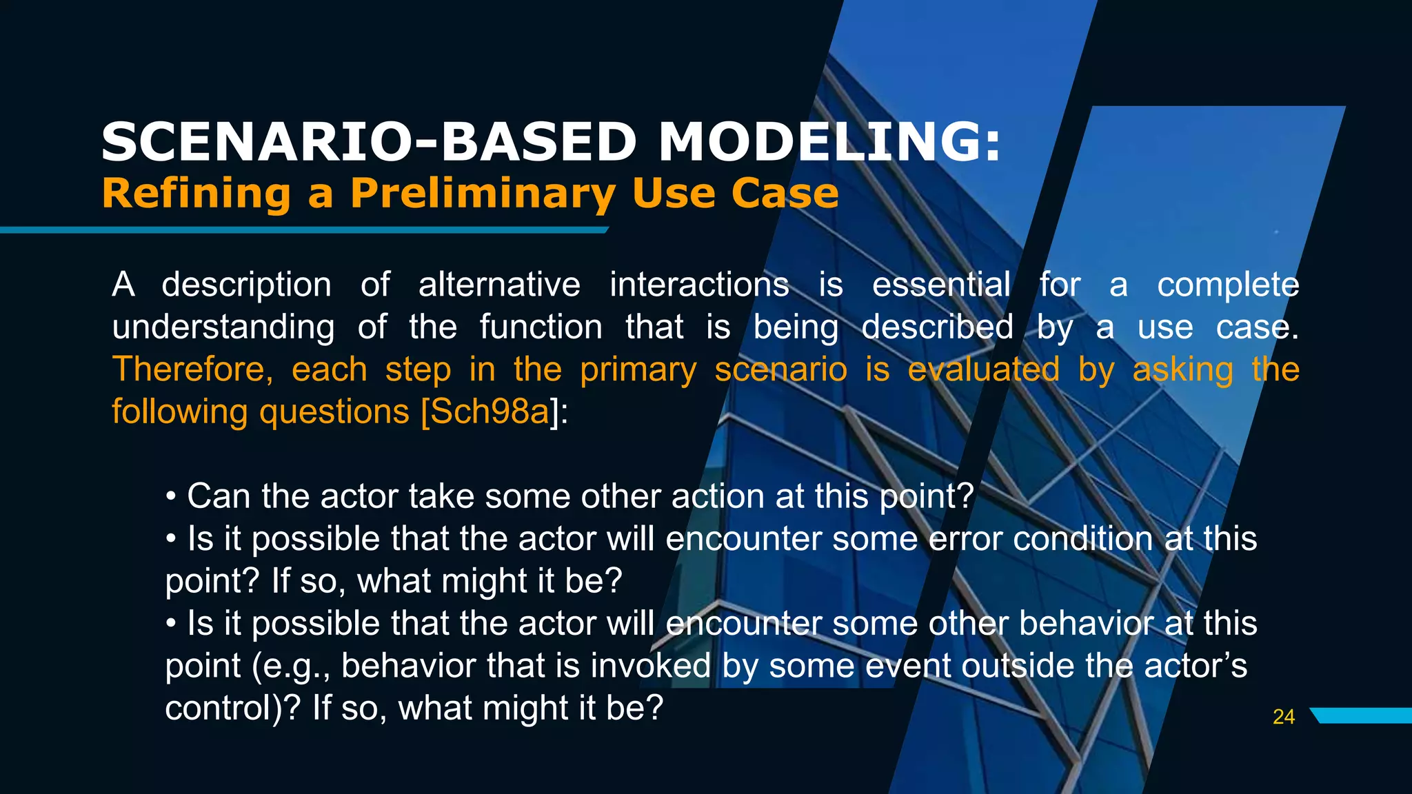 Scenario based methods | PPTX