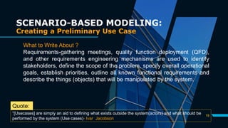 Scenario based methods | PPTX