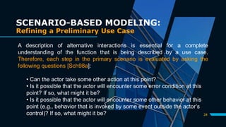 Scenario based methods | PPTX