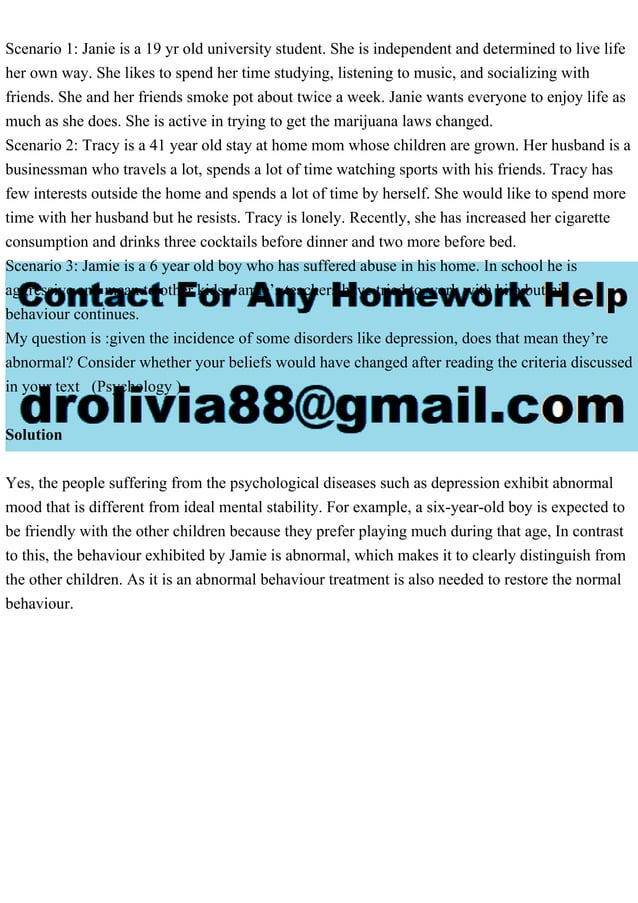 Scenario 1 Janie is a 19 yr old university student. She is independ.pdf